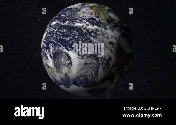 Planet Earth from space showing the Earth's axial tilt of 23 27 ...