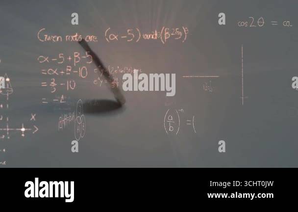 Upward flicking coin flipping and spinning against chalkboard, wobbling ...