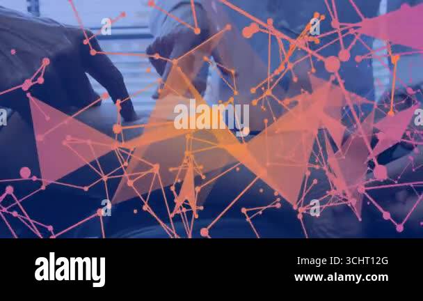 Patient pointing leg and medical therapist assessing knee while network ...