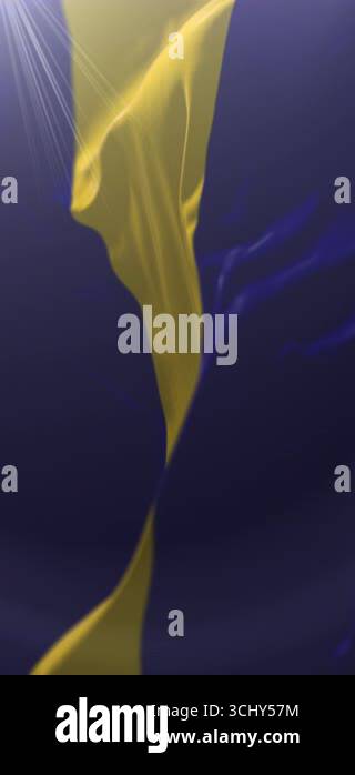 Flag of Luque, Paraguay. Loop. 4K Vertical Stock Video Footage - Alamy