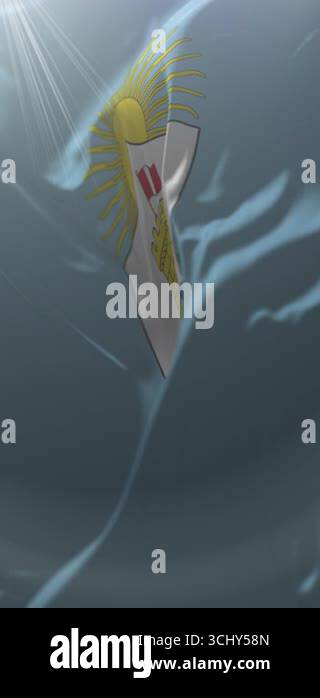 Callao Flag, Peru. Loop. 4K Vertical Stock Video Footage - Alamy