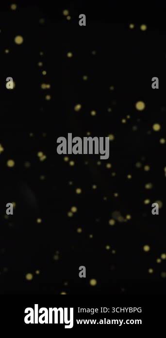 Animation of yellow dots moving on green background. Colour, shape and ...