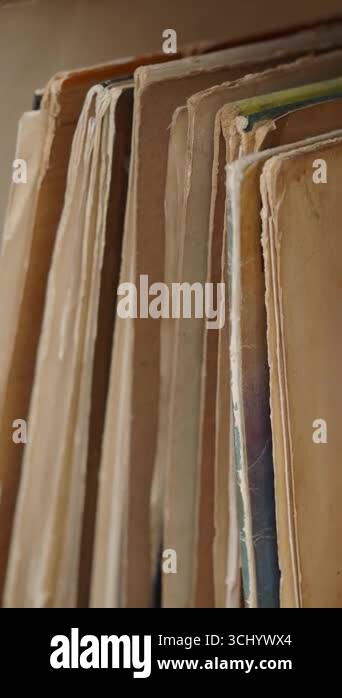 Vintage dusty library shelf Stock Videos & Footage - HD and 4K Video ...