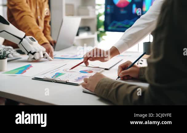 AI-enhanced analytics optimizing business intelligence, corporate ...