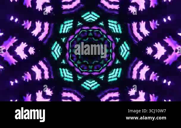 Seamless Animated VJ Pattern Background Stock Video Footage - Alamy