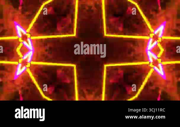 Seamless Animated VJ Pattern Background Stock Video Footage - Alamy