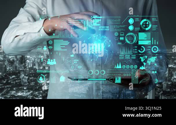 Data center monitoring dashboard visualize network performance ...