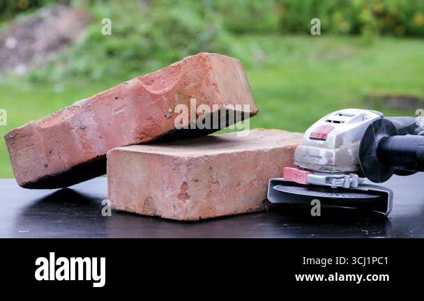 Construction worker grinding brick Stock Videos & Footage - HD and 4K ...