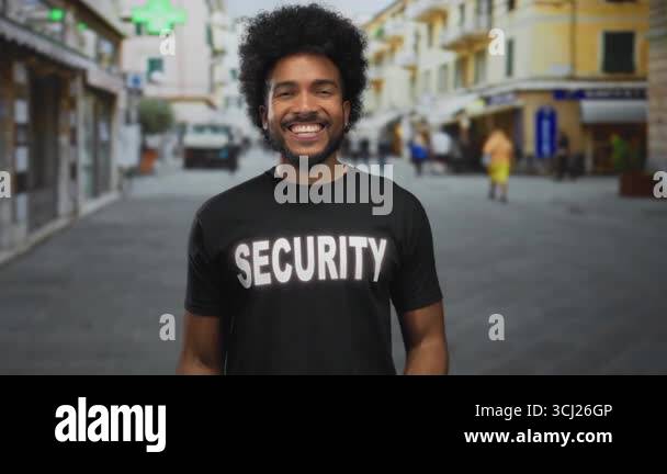 Cheerful security man gesturing Stock Videos & Footage - HD and 4K ...