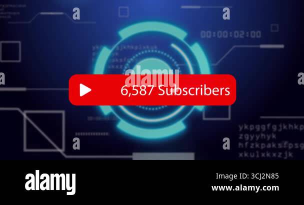 Red Subscriber Overlay Fading In At 1 Second Mark Numbers Updating Over Hud Visualizing Growth