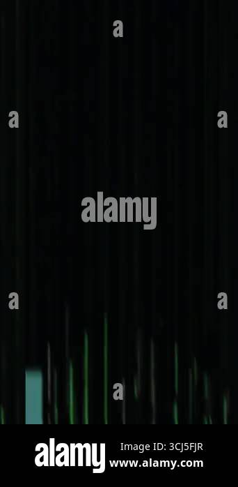 Real Glitch Static Tv Noise Transition vertical video Stock Video ...