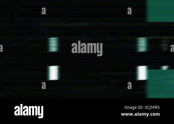 Real Glitch Static Tv Noise Transition Stock Video Footage - Alamy
