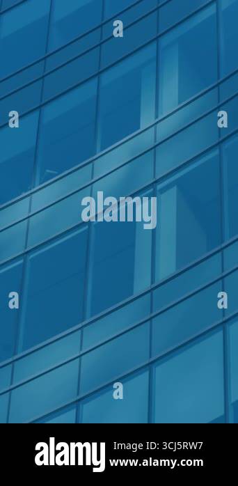 Animation of ticking clock icon against view of tall building. Computer ...