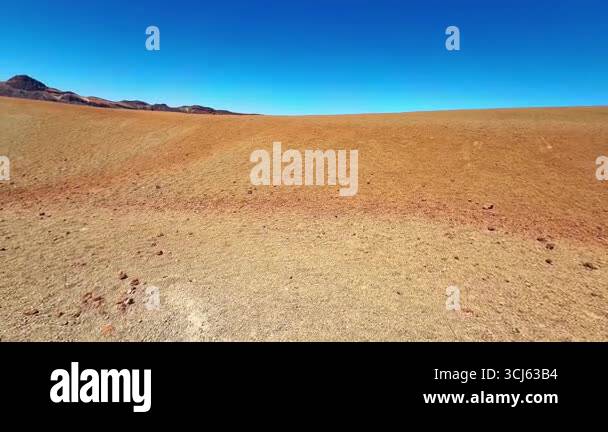 A stunning and panoramic view of a parched and dry terrain highlighting ...