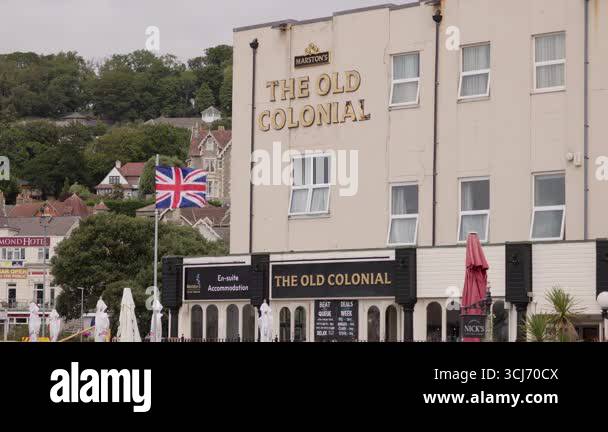 WESTON, UK - AUGUST 8, 2025 - The Old Colonial, a Marston s pub in ...