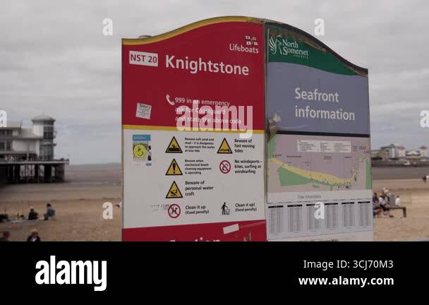 Knightstone beach safety sign Stock Videos & Footage - HD and 4K Video ...