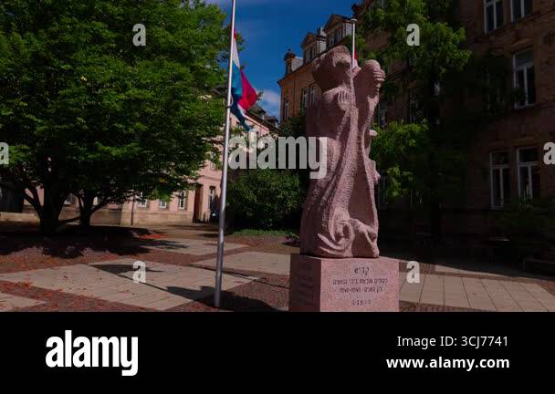 LUXEMBOURG, EUROPE - SEPTEMBER 1, 2025 - Monument to the memory of the ...