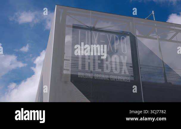 LUXEMBOURG, EUROPE - SEPTEMBER 1, 2025 - Modern architecture of Luxexpo ...