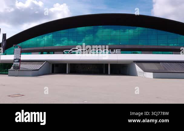 LUXEMBOURG, EUROPE - SEPTEMBER 1, 2025 - Modern architecture of Coque ...