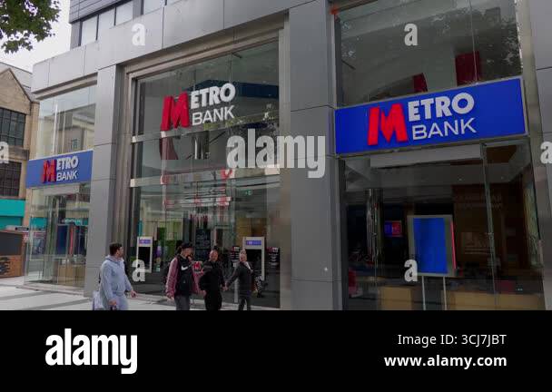 Metro bank branch signage Stock Videos & Footage - HD and 4K Video ...