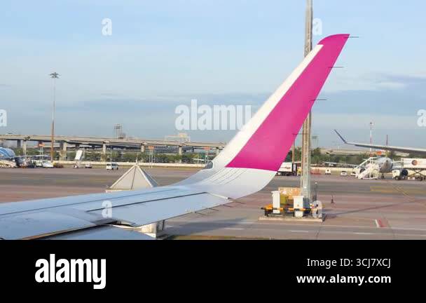 View airport airplane wing Stock Videos & Footage - HD and 4K Video ...