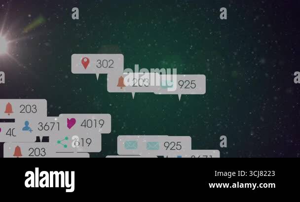 On Starfield Loading Notification Bubbles Emerging Clustering Fading And Visualizing