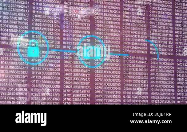 On dashboard loading padlock camera and droplet icons linking updating metrics for monitoring ...