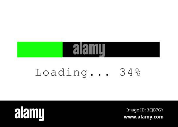 loading bar with a loading bar Stock Video Footage - Alamy