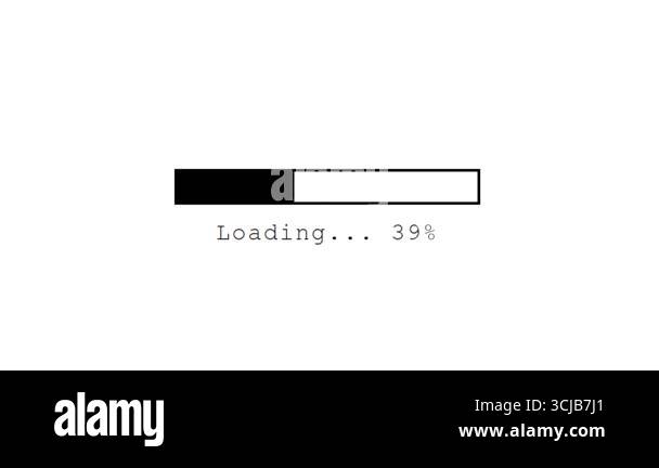 loading bar loading with a white screen on the screen. loading bar ...