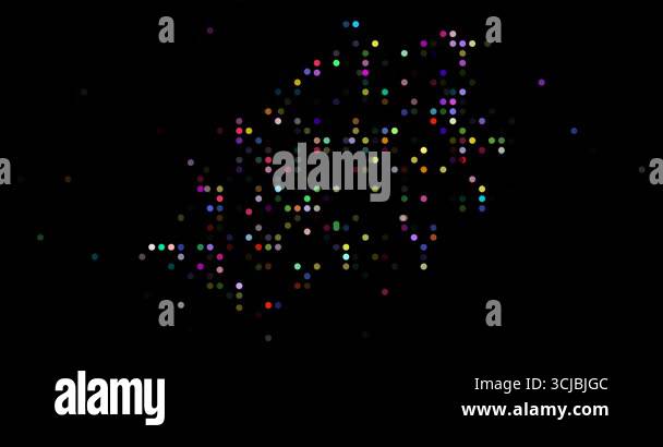 Creative dots flow map of Saint Helena Tristan Cunha Stock Video Footage - Alamy