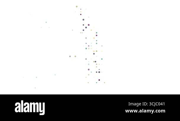 Dynamic Generative Video of Particles Shaping Togo Map Outline Stock ...