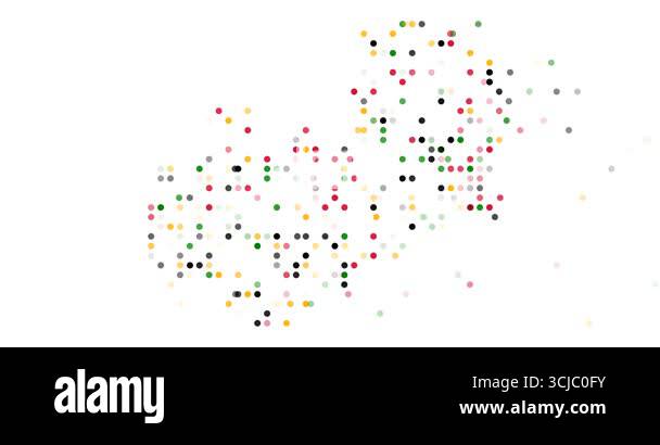 Zambia Dynamic Dot Reveal Stock Video Footage - Alamy