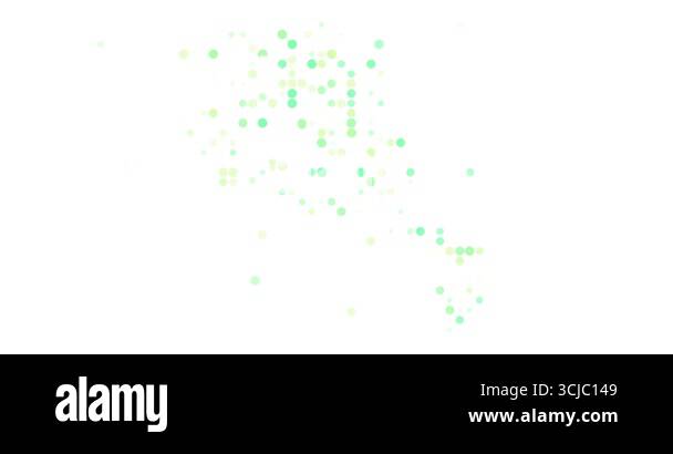 Flying Dots Animation Dissolving into Armenia Silhouette Design Stock ...