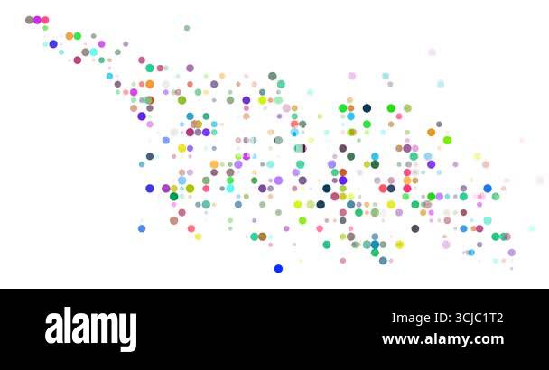 Circles Soaring to Form Creative Georgia Map Visual Effect Stock Video ...