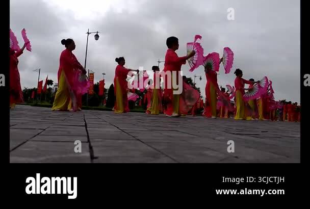 August 11, 2025. Hai Duong, Hai Phong, Viet Nam. Hai Phong city people ...