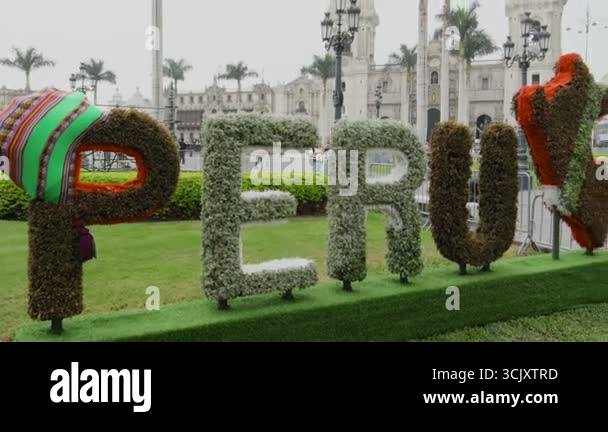 Lima peru 27 jul 2025; main square or plaza mayor or plaza de armas of ...