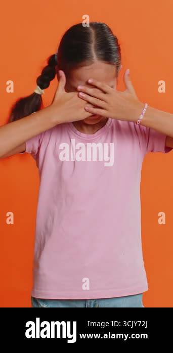 I dont want to look at this, awful. Afraid shocked preteen child girl ...