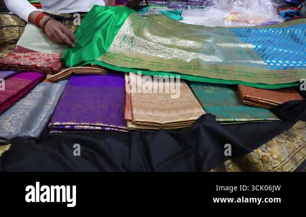 authentic traditional varanasi silk saree in different colors for sale ...