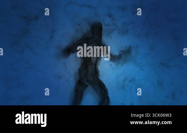 Concept animation of an evil spirit (built from particles) attacking in ...