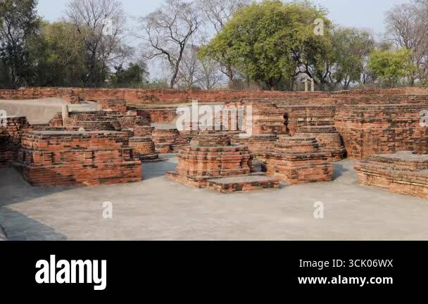 sarnath ruins historic excavated unesco world heritage archaeological ...