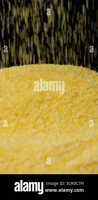 Pile cornmeal coarse ground Stock Videos & Footage - HD and 4K Video ...