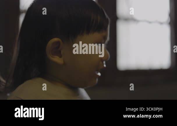 Crying Toddler With Tearful Sobs, Cinematic footage of a young child ...