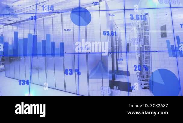 Overlay starting from 1-second mark animating bar updating percent while pie adjusting showing ...