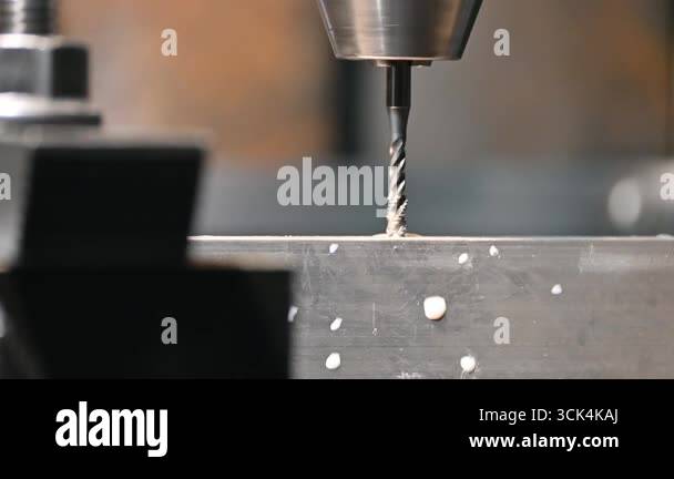 The mold parts tapping process on CNC milling machine with tapping ...