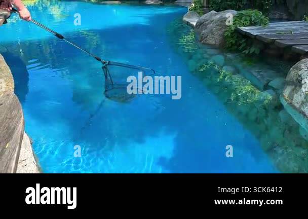 Vibrant swimming pool scene captures the action of water splashing ...