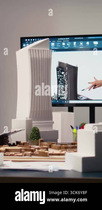 Vertical Video Group of diverse developers brainstorm innovative design ...