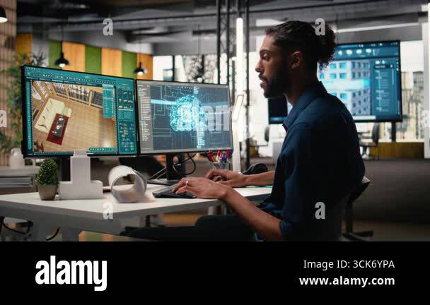 Real estate developer in a corporate office using machine learning ...