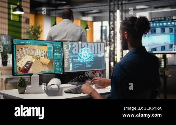 Middle eastern guy uses artificial intelligence neural networks for ...