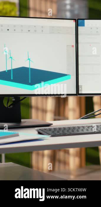 Wind turbine simulation on PC screens in research and development ...