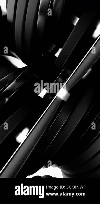Abstract black and white shapes with light Stock Video Footage - Alamy